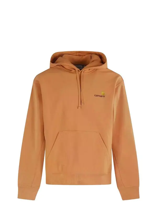Carhartt Work In Progress Cotton Hoodie - Orange