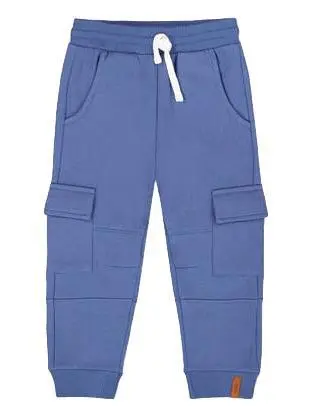 DEUX PAR DEUX Fleece Sweatpants With Cargo Pockets - Blue