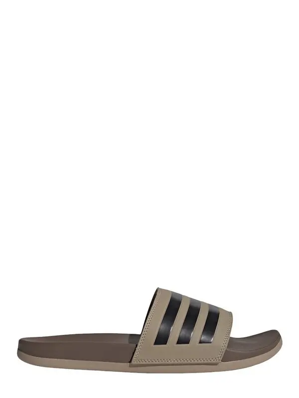 Adidas Adilette Comfort Slides - Blanch Cargo/core Black/earth Strata