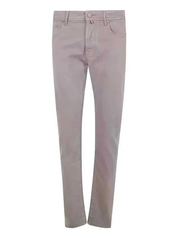 Jacob Cohen Embroidered Pocket Trousers - B75 Elephant Grey