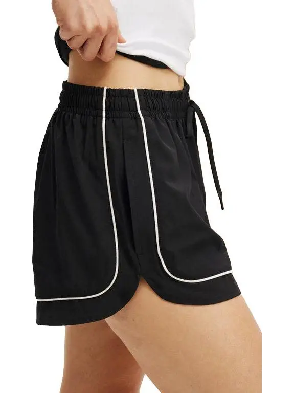 Cotton:on Active Woven Curved Hem Short - Black