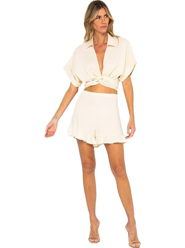JBQ Chiara Top - Vanilla