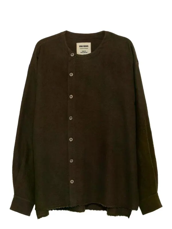 UMA WANG Wool Cardigan - Brown