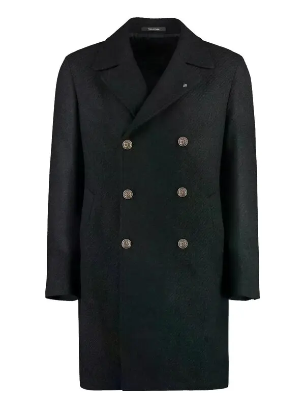 Tagliatore Double-breasted Tailored Coat - Black