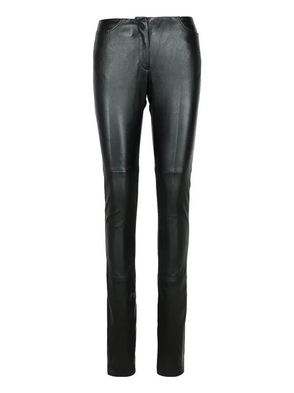 Gcds Leather Pants - Black