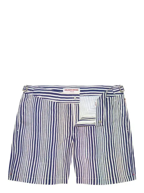 Orlebar Brown Bulldog Striped Swim Shorts - Blue