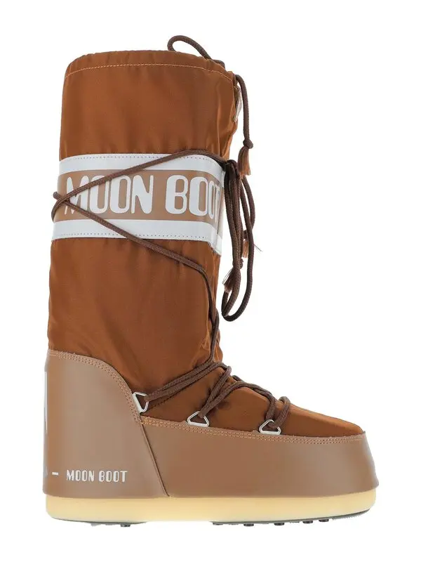 Moon Boot Icon Nylon High Boots - Brown