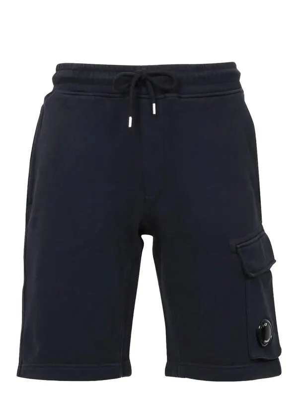 C.P. COMPANY Knit Fabric Shorts - Blue