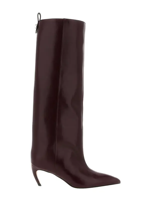 Attico Lea Boots - Bordeaux