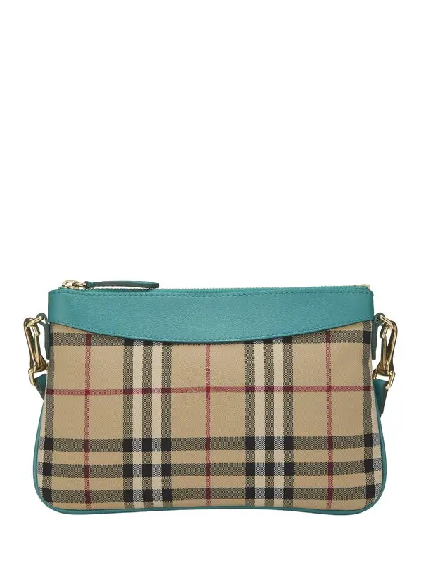 Burberry Haymarket Check Peyton Convertible Clutch - Multi
