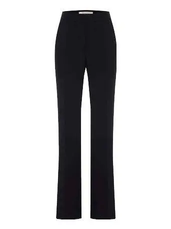 THEO THE LABEL Daphne High-waist Straight Leg Pants - Black