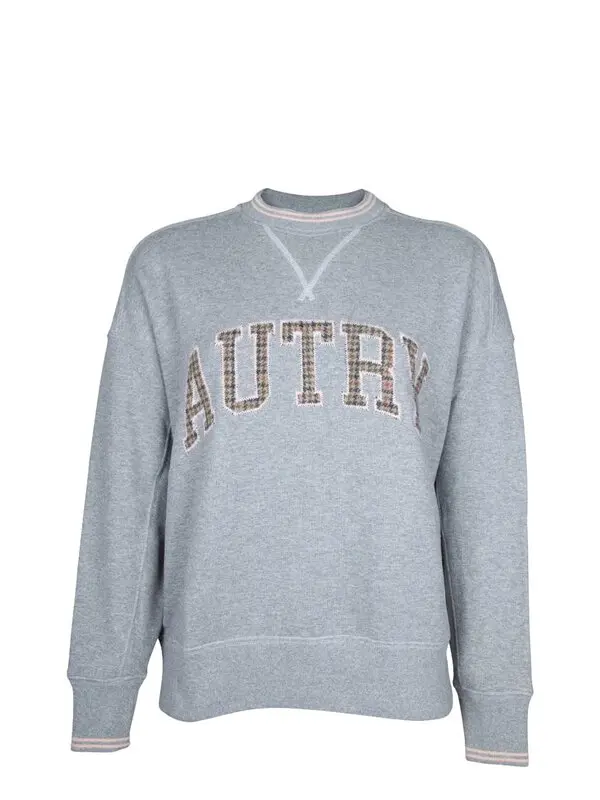 AUTRY Cotton Logo Sweatshirt - Mel/make Up