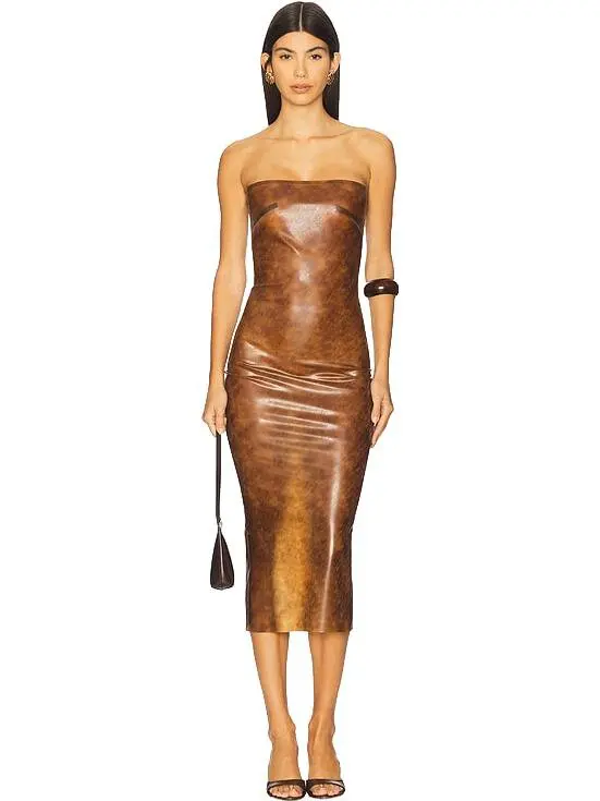 Miaou Lila Dress - Leopard