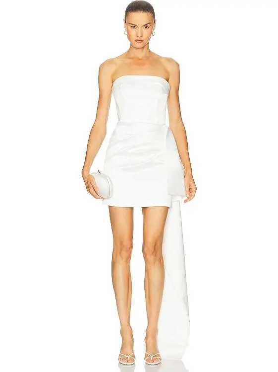 NICHOLAS Calliope Mini Dress - Pearl