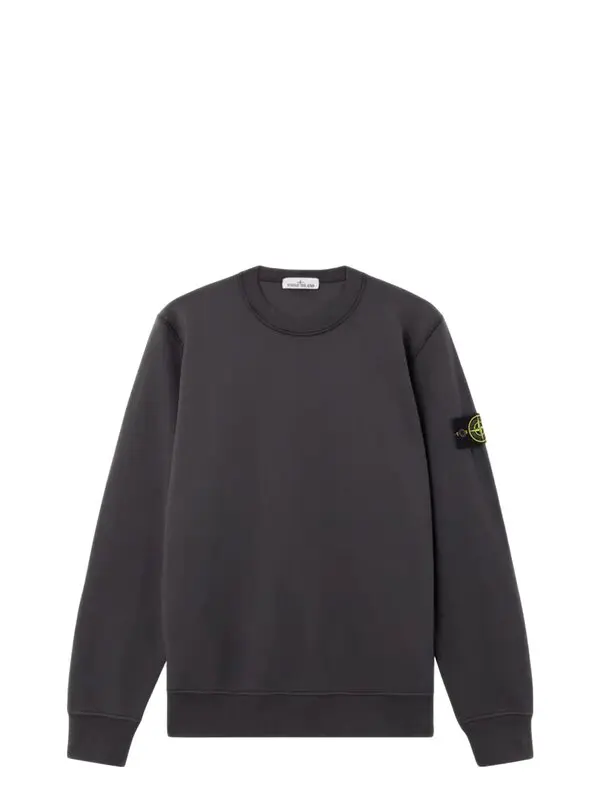 Stone Island Crewneck Sweatshirt - Lead Grey