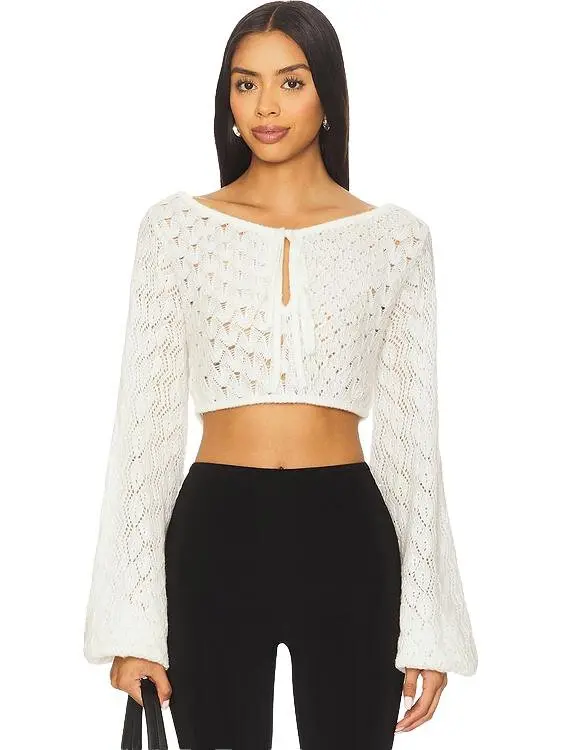 GUIZIO Annabella Top - White