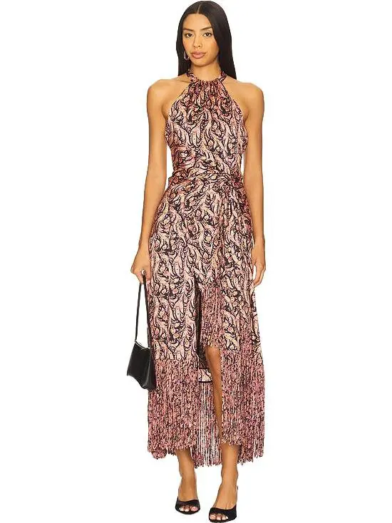 Cinq À Sept Charming Paisley Teresa Dress - Obsidian Multi