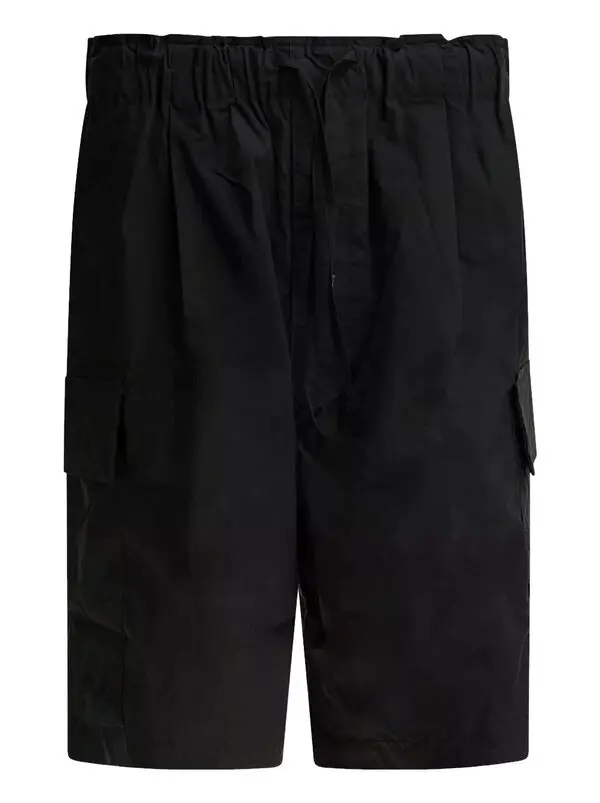 KAPTAIN SUNSHINE Cargo-pocket Drawstring Shorts - Black