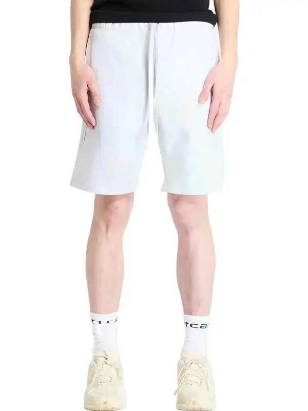 Carhartt Work In Progress Script-logo Sweat Shorts - Grey
