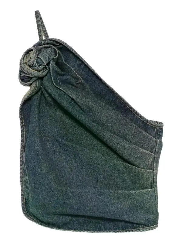 Magda Butrym Draped One-shoulder Top - Blue