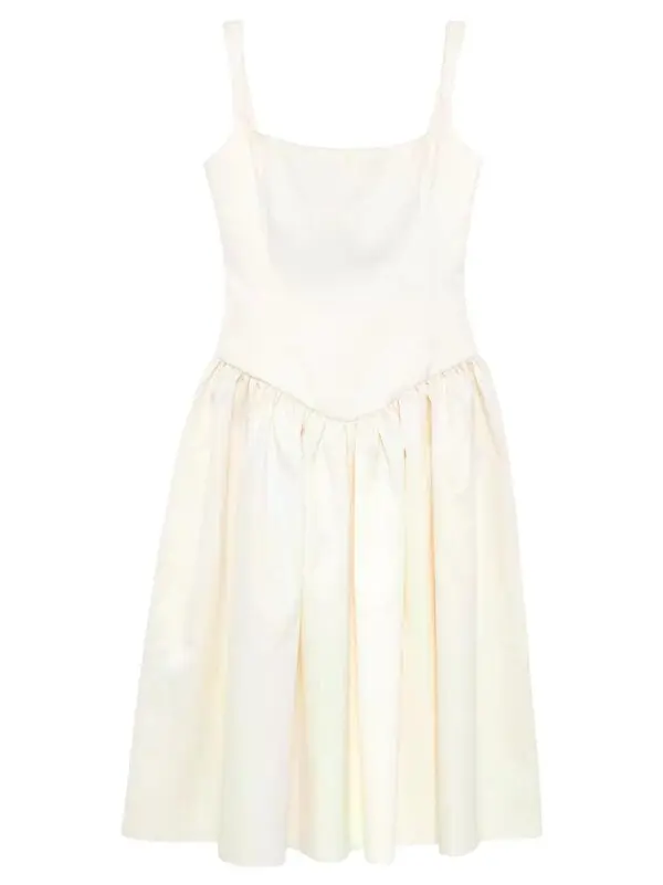 DE LA VALI Lola Midi Dress - Neutrals