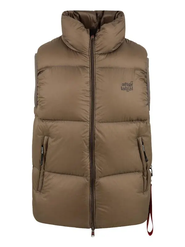 AFTER/LABEL Padded Vest - Dove Grey