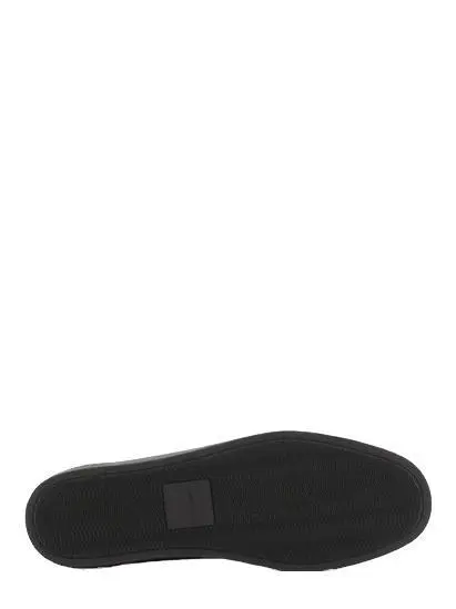 Giorgio Armani Chevron Jacquard Slip-ons - Natural