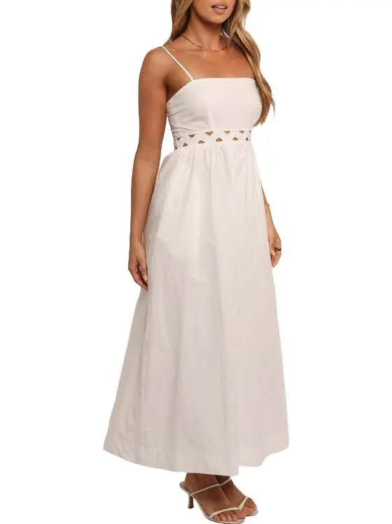PETAL & PUP Angelus Cotton Sundress - White