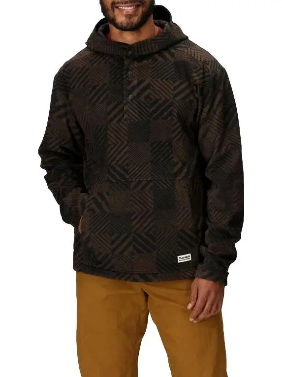 MARMOT Felton Fleece Hoodie - Black Patchwork
