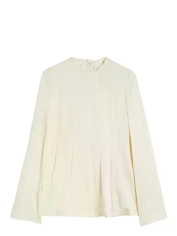 JIL SANDER Satin Blouse - White