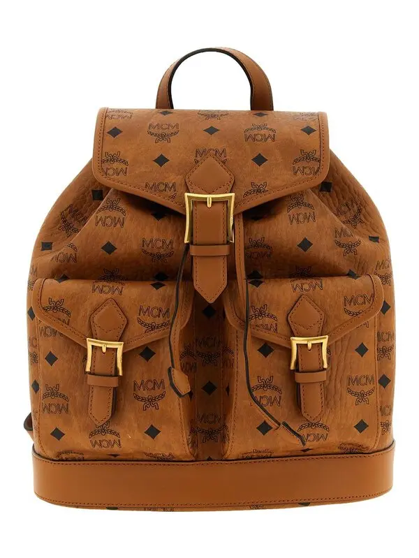 Mcm Aren' Backpack - Brown