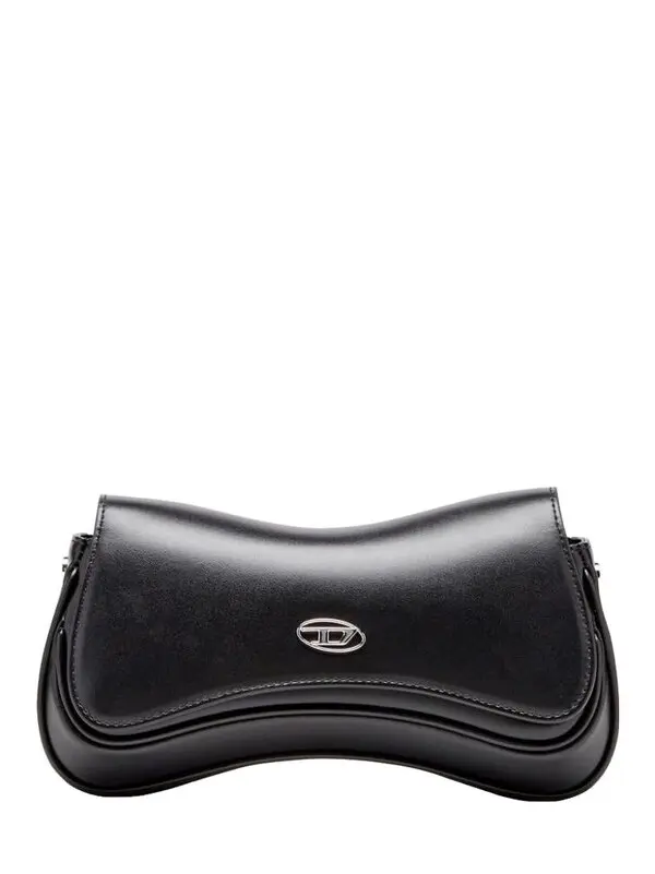 Diesel Leather Clutch - Black