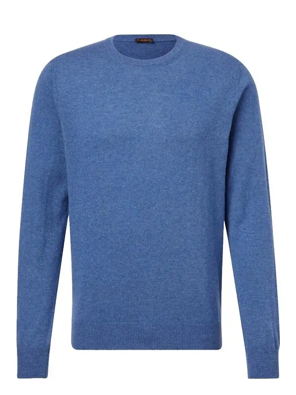 Rubinacci Cashmere Crewneck Sweater - Blue
