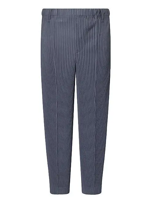 Issey Miyake Tapered Pleated Woven Trousers - Chert Blue
