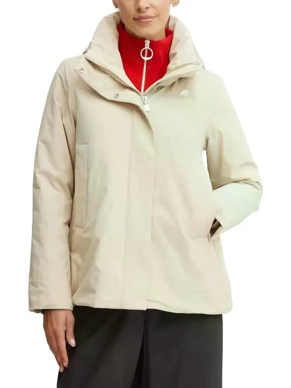 K-WAY Marlette Hooded Jacket - Neutrals
