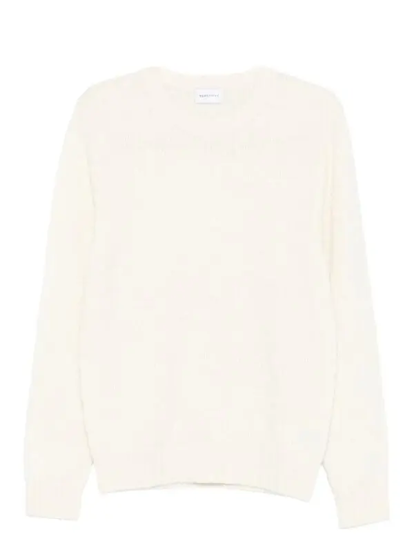 SCAGLIONE Crew Neck Sweater - Beige