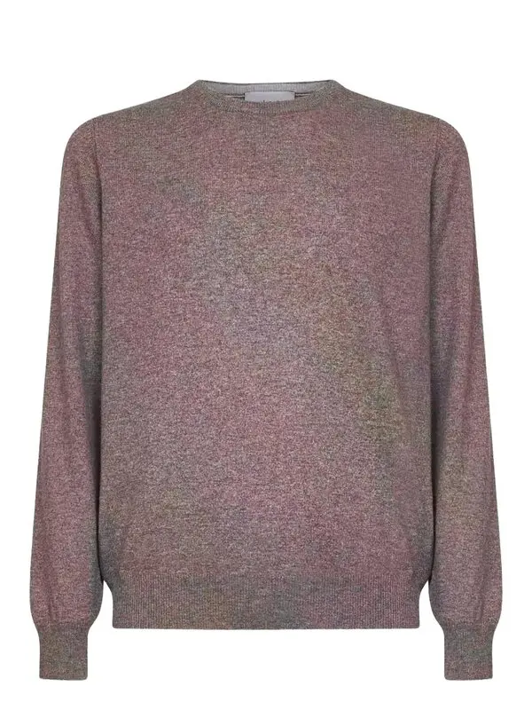 D4.0 Ribbed Crew-neck Sweater - Brown