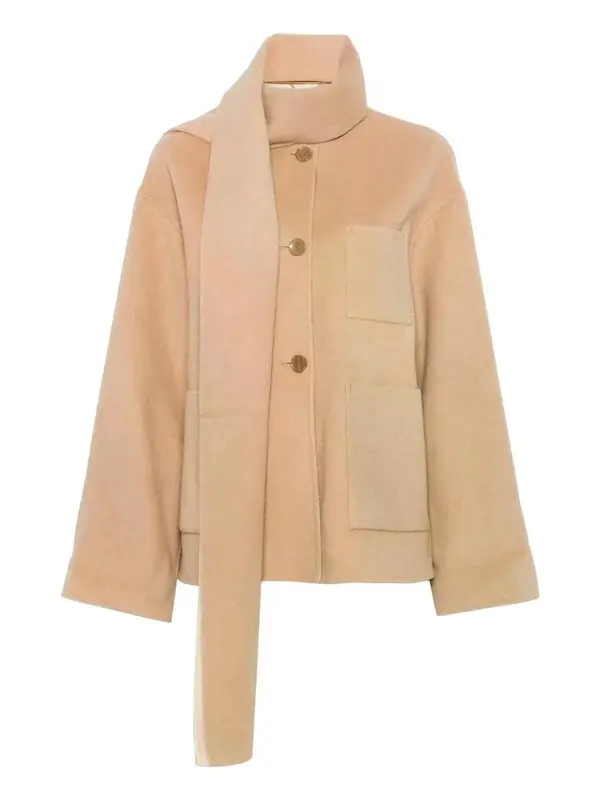 Seventy Patch-pocket Wool Coat - Neutrals
