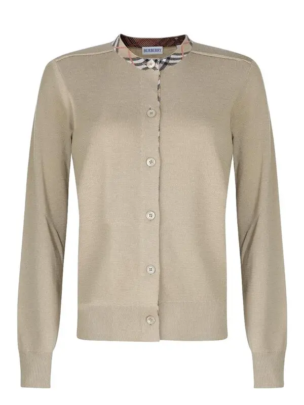 Burberry Wool Knitwear - Flax/sand Ip