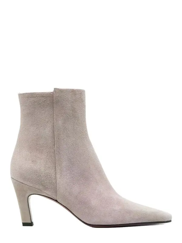 Roberto Festa Pointed-toe Suede Ankle Boots - Grey