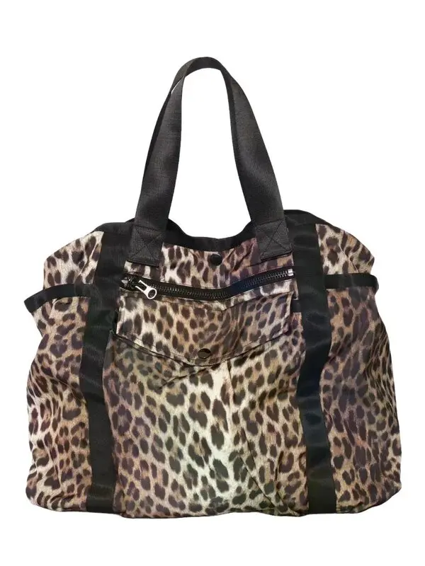 P.a.r.o.s.h Leopard Print Top-handle Tote Bag - Brown
