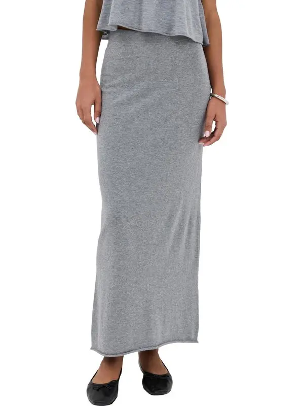 LISA YANG Charlotta Skirt - Deep Cloud