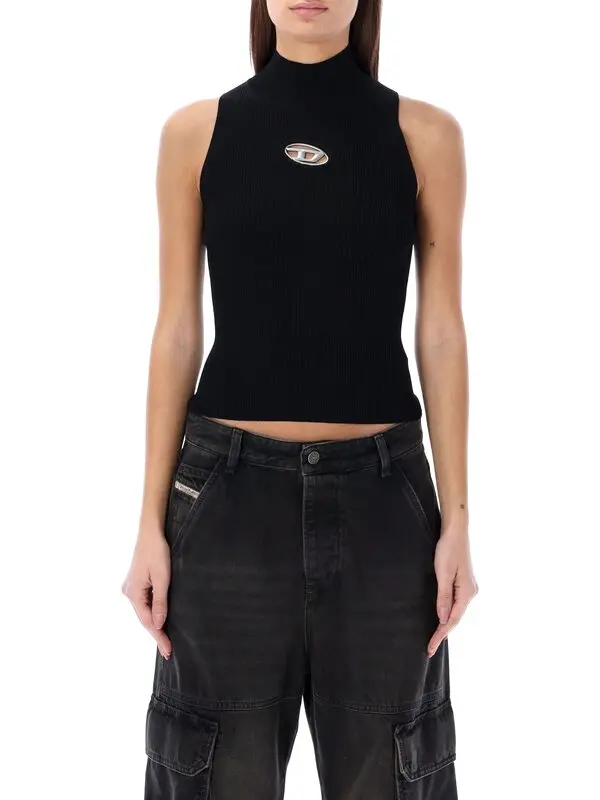 Diesel M-onervax Sleeveless Top - Black