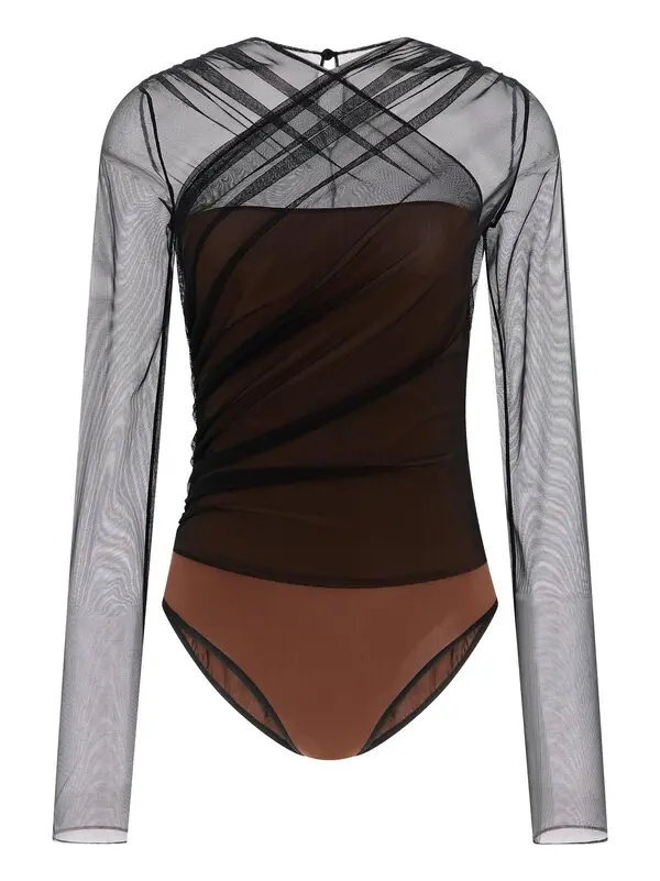 NENSI DOJAKA Renée’ Bodysuit - Black