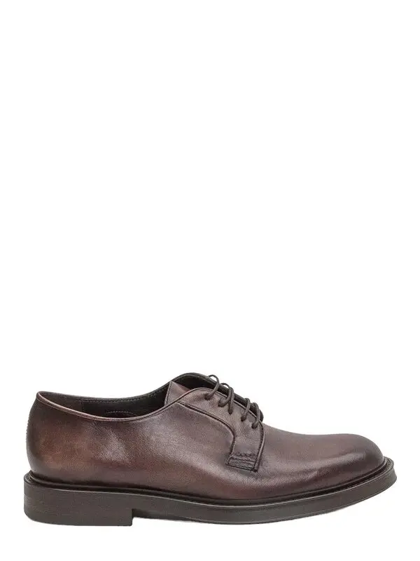 STURLINI Smooth Leather Derby - Brown
