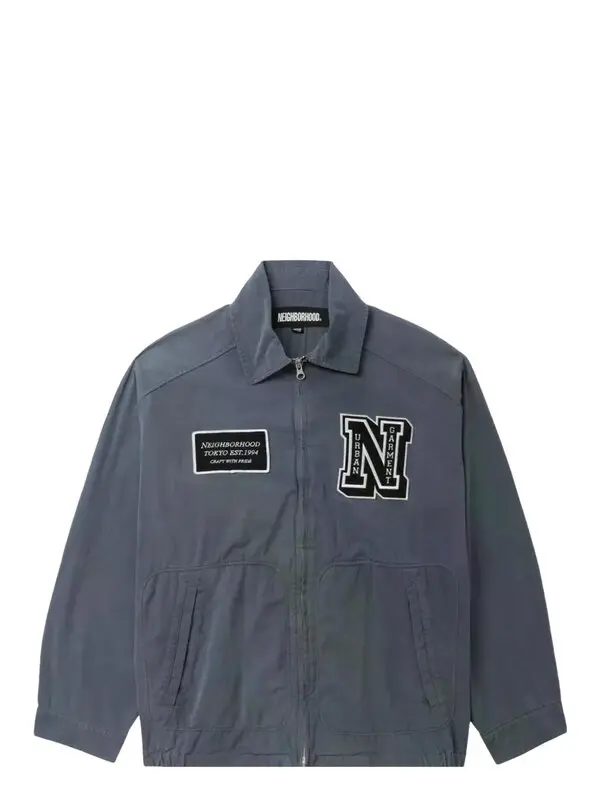 NEIGHBORHOOD Patch-pocket Zip-up Jacket - Grey