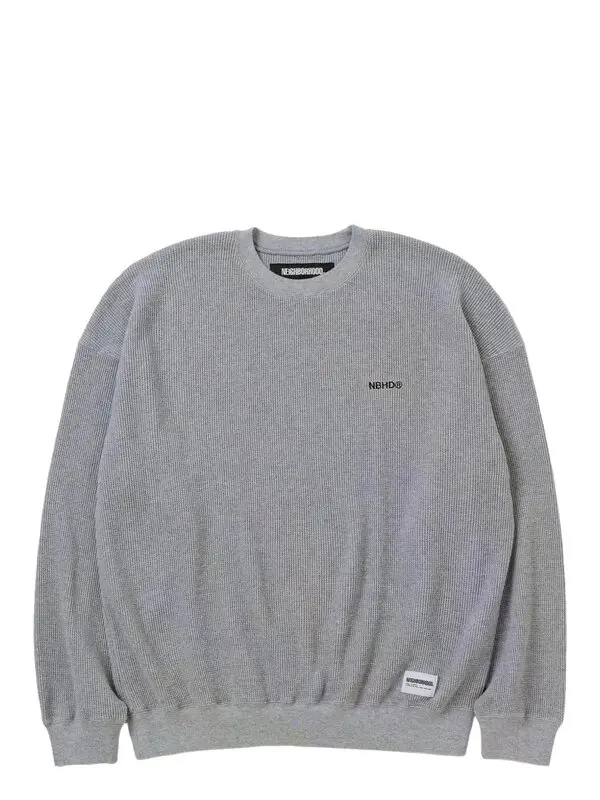 NEIGHBORHOOD Crew-neck Long-sleeve Sweater - Gray