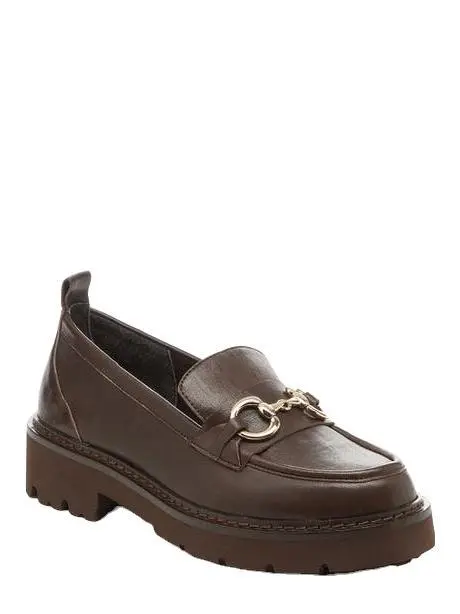 KELSI DAGGER BROOKLYN Jemmie Platform Loafer - Cacao