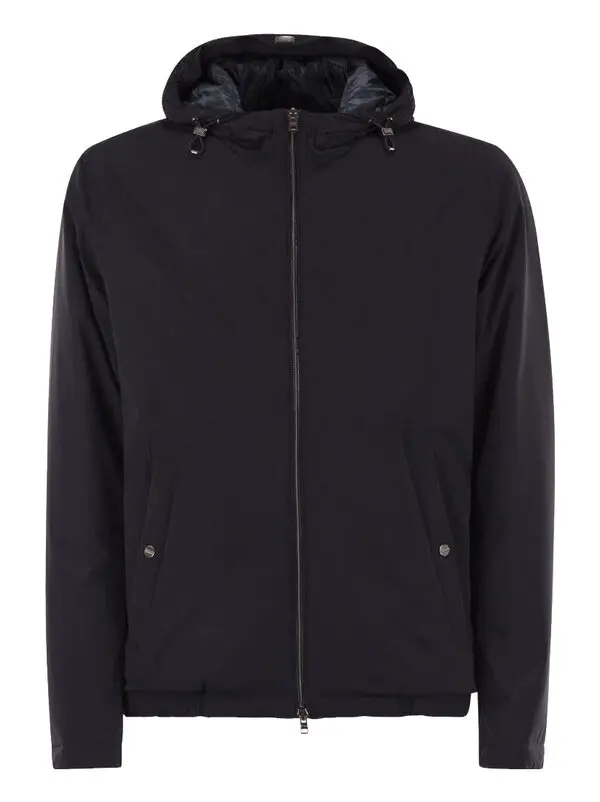 Herno Nylon Travel Jacket - Blue