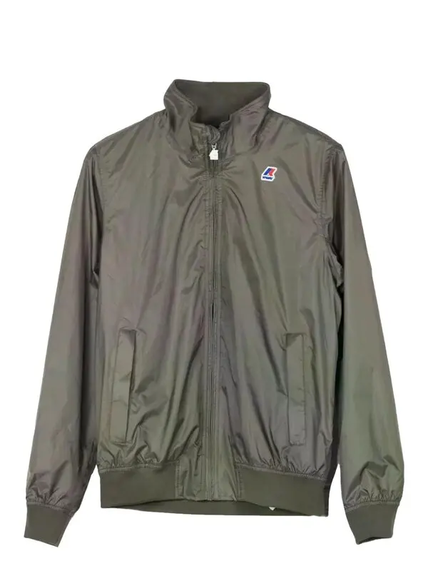 K-WAY Zip-up Bomber Jacket - Brown